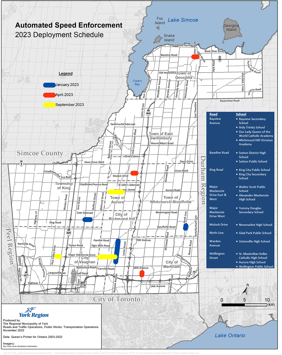 Automated Speed Enforcement | York Region