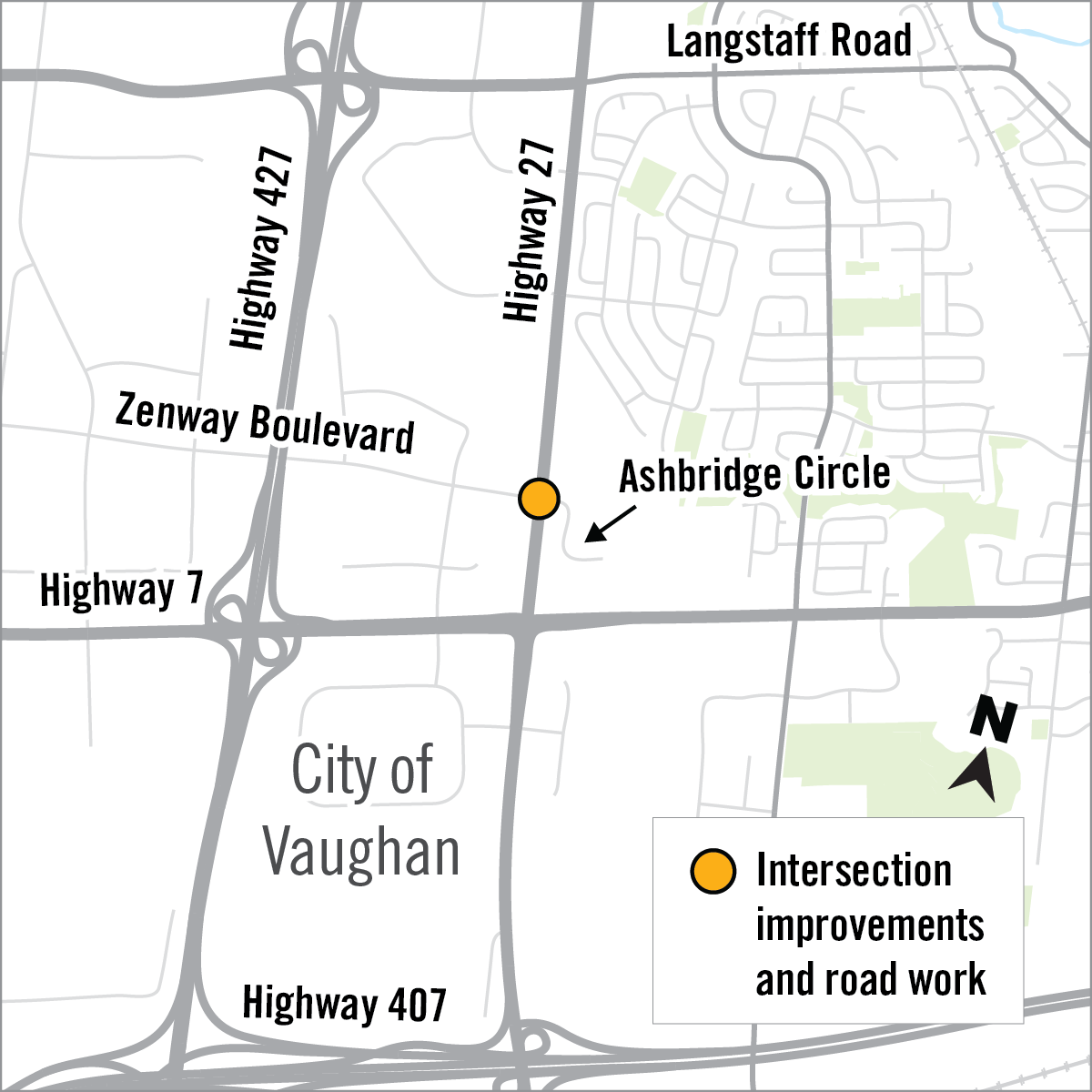Night Work and Water Service Interruption on Ashbridge Circle | York Region