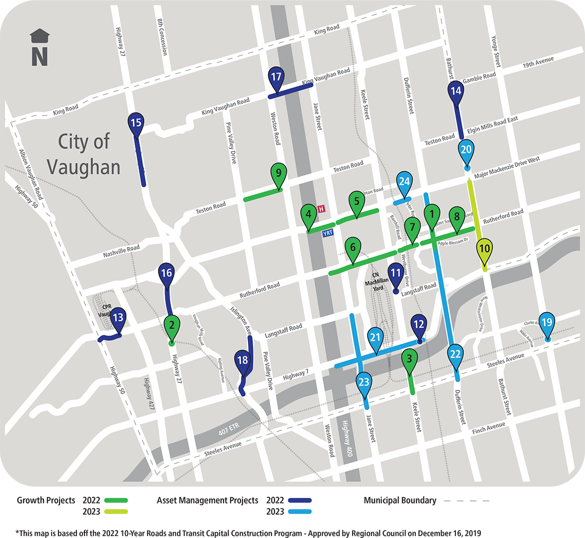 Vaughan Road Construction Projects | York Region